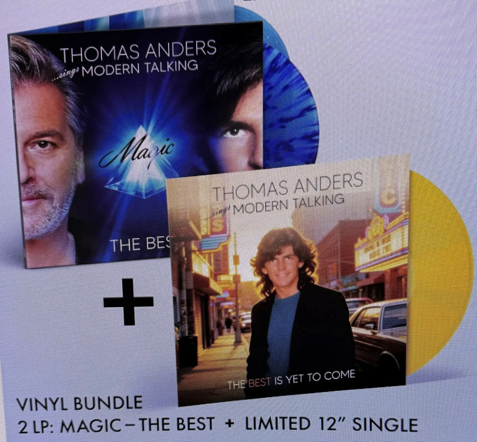 Виниловая пластинка |Thomas Anders sings Modern Talking: The Best ( Coloured 2LP + Yellow 12" Vinyl-Single) (3 LP)