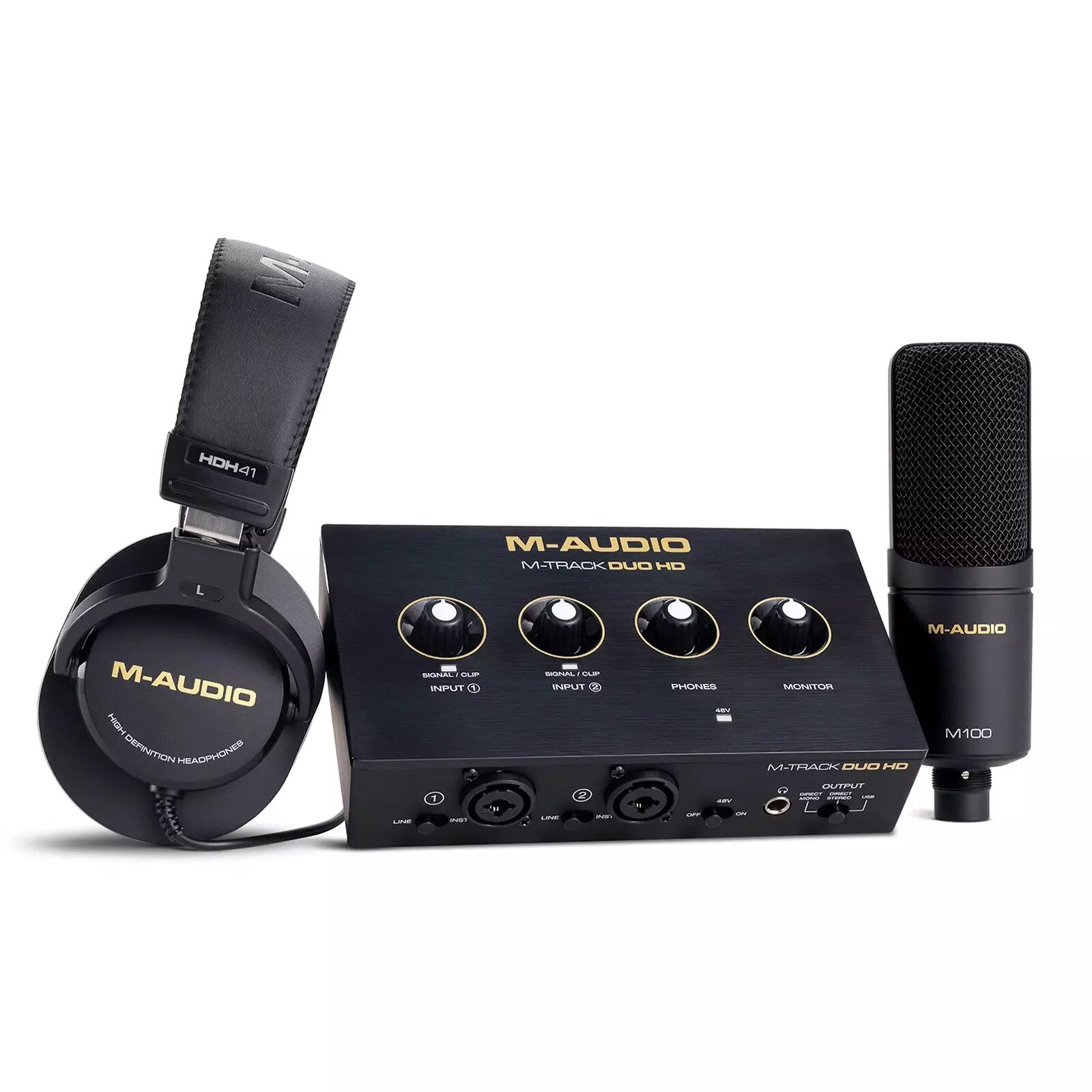 Комплект оборудования для звукозаписи M-Audio M-Track Duo HD Pack