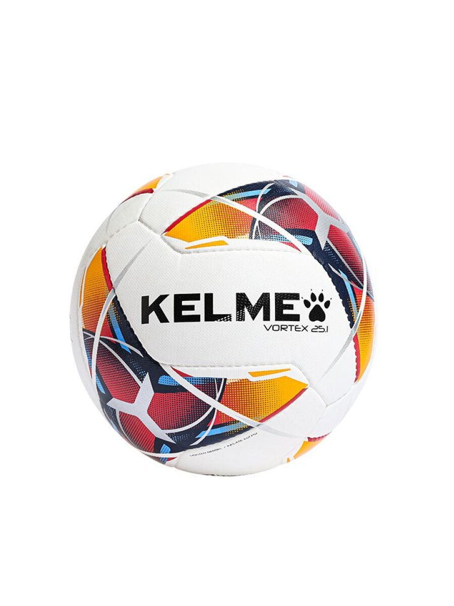 Футбольный мяч KELME Hand Stitched Football бело-оранжевый размер 5