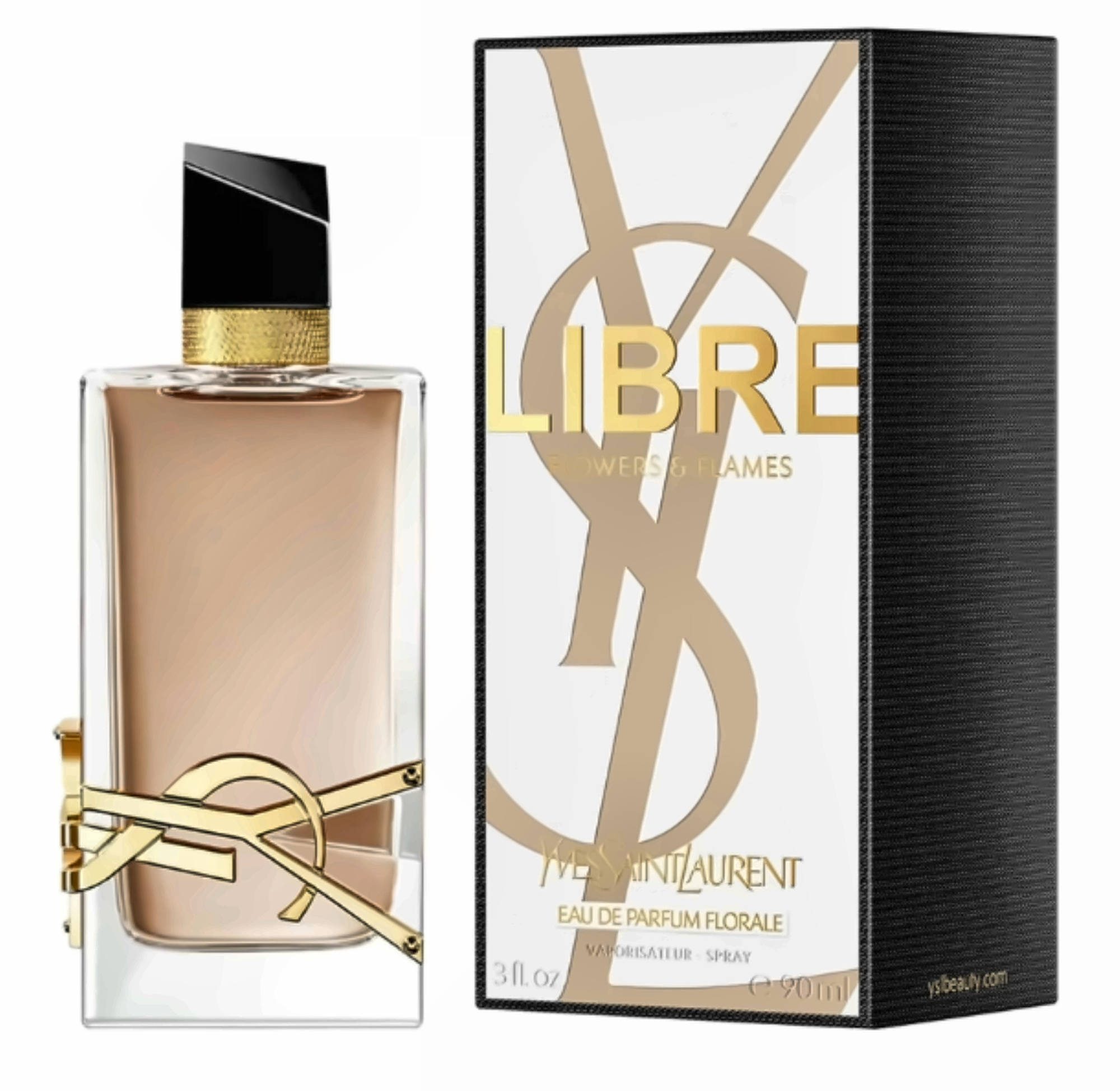 Yves Saint Laurent Libre Flowers & Flames Eau de Parfum, парфюмерная вода с женским фужерно-цветочным ароматом, 90 мл