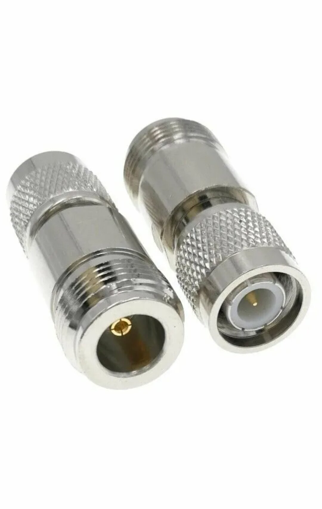 Переходник соединительный высокочастотный TNC(male)- N(female), 0-6 ГГц, 50 Ом-1шт.
