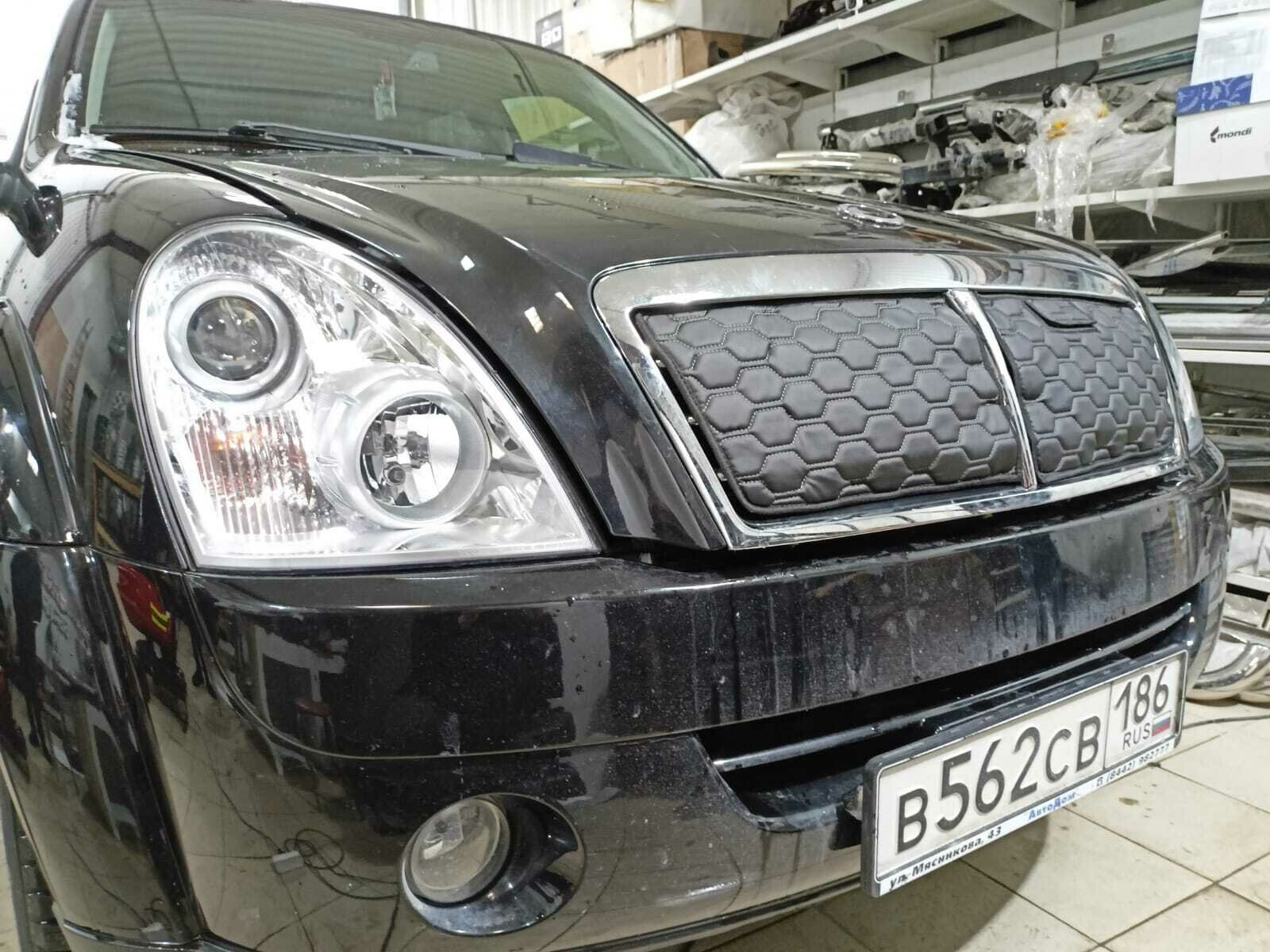 Утеплитель радиатора Экономия топлива Ssang Yong Rexton Санг Ёнг Рекстон (2006-2012)
