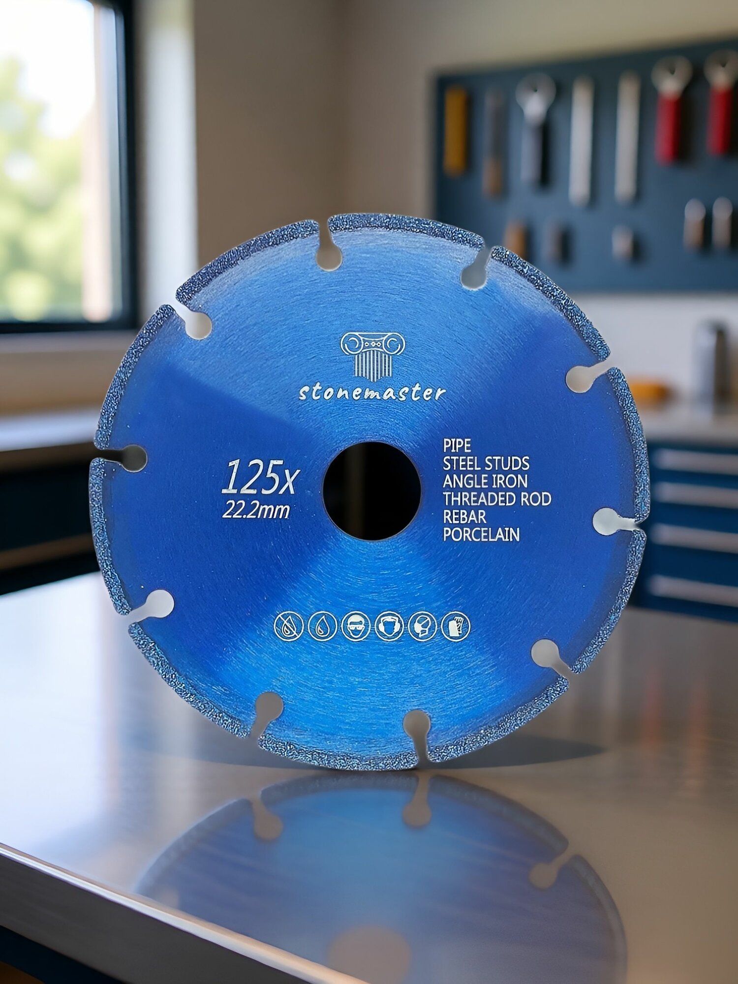 Диск алмазный по металлу/керамограниту STONEMASTER 125/1.2/3/22.23 DRY/WET для УШМ