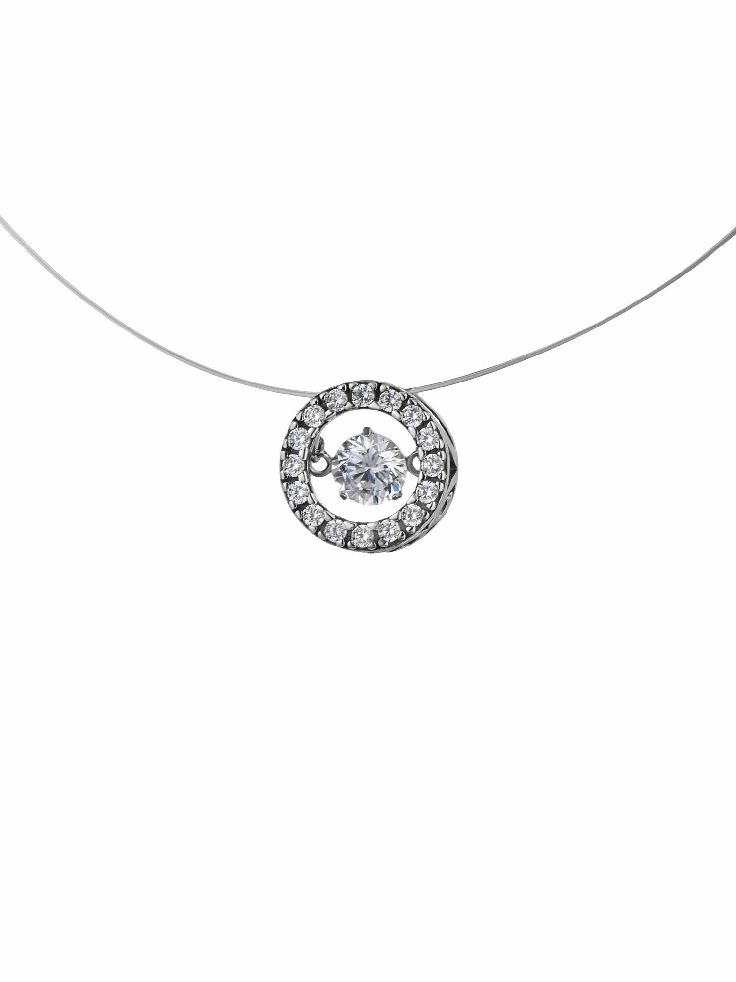 Колье, 925 проба, фианит