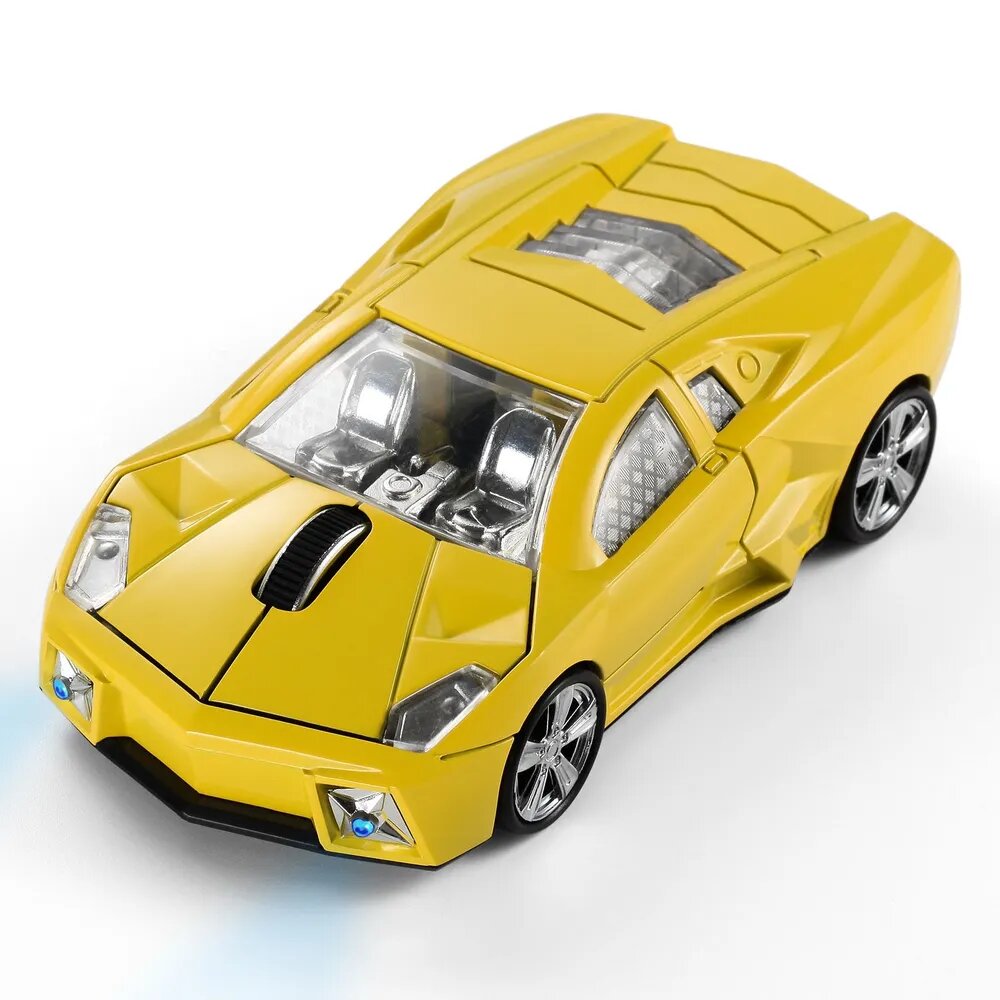 Мышь беспроводная Беспроводная мышь 2.4G Battery Edition Lamborghini Модели автомобилей, желтый