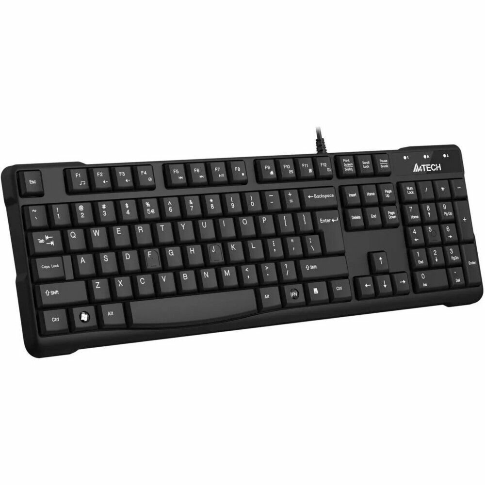 Клавиатура проводная A4TECH KR-750 черный (USB, 105 клавиш) (KR-750 BLACK)