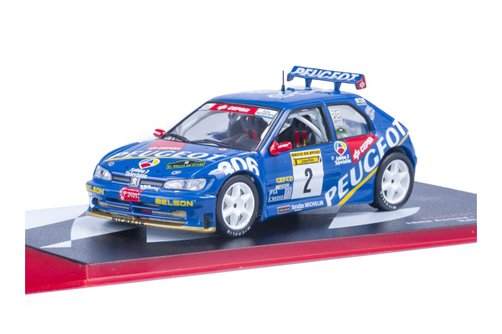 Модель коллекционная ALTAYA Peugeot 306 maxi #2 jaime azcona julius billmaier 1997