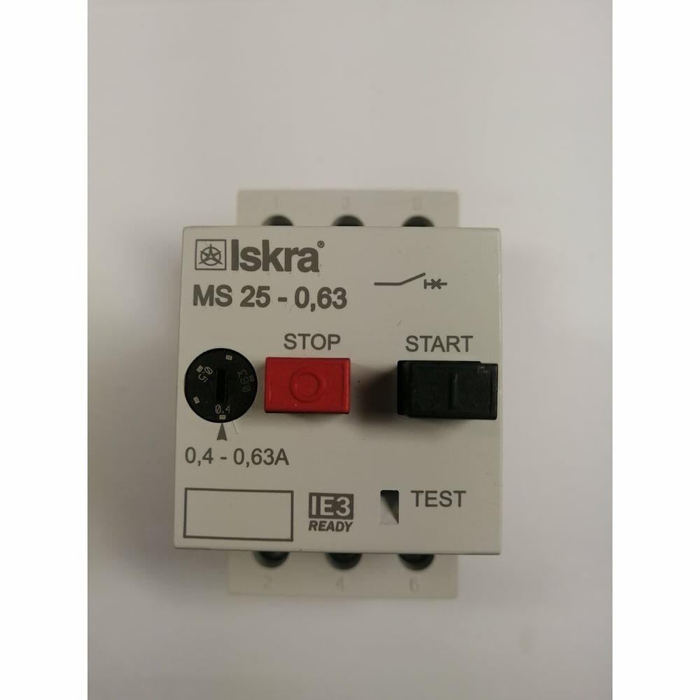 Автомат защиты двигателя iskra MS25-0,63 УТ-00025322
