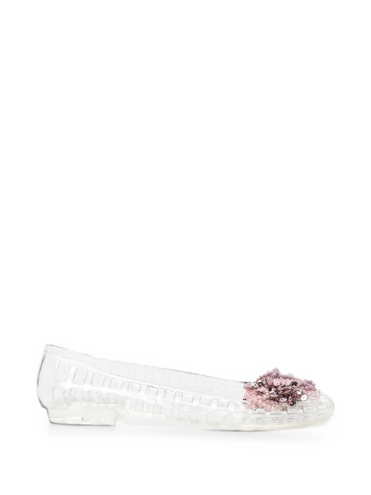 Туфли Bead-embellished flat pumps 