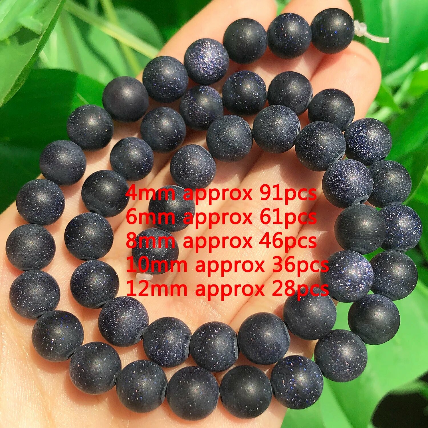 Квадратные бусины из синего песка Xilitata