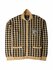Кардиган Patta Houndstooth-pattern zip-up cardigan, размер 50, разноцветный