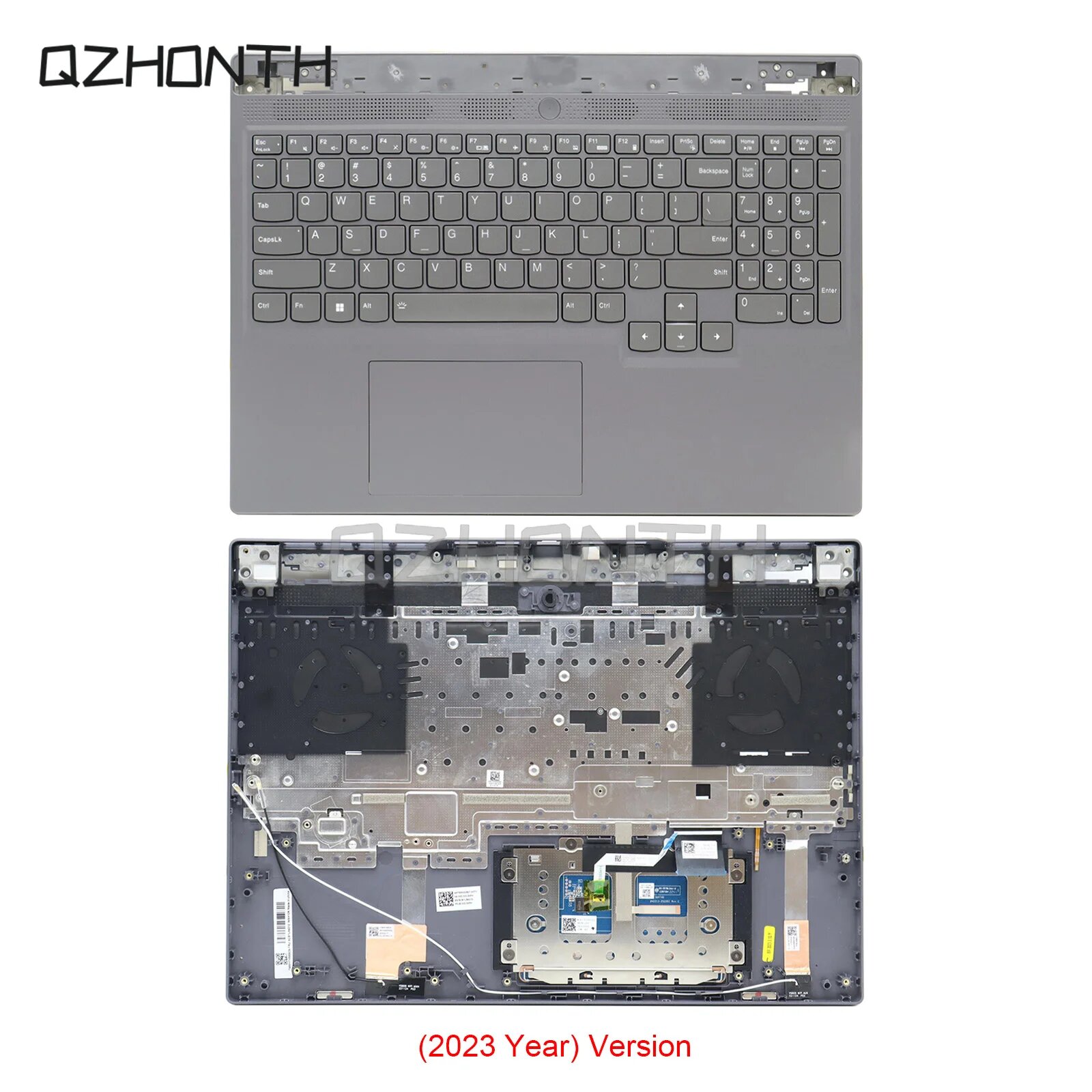 Верхний чехол для ноутбука QZHONTH для Lenovo Legion Slim 5 16APH8 IRH8 Y7000P