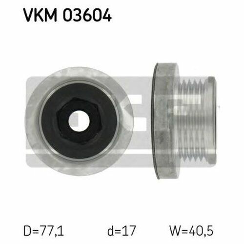Шкив генератора SKF vkm03604 для Renault Clio II, Kangoo, Logan I, Twingo II