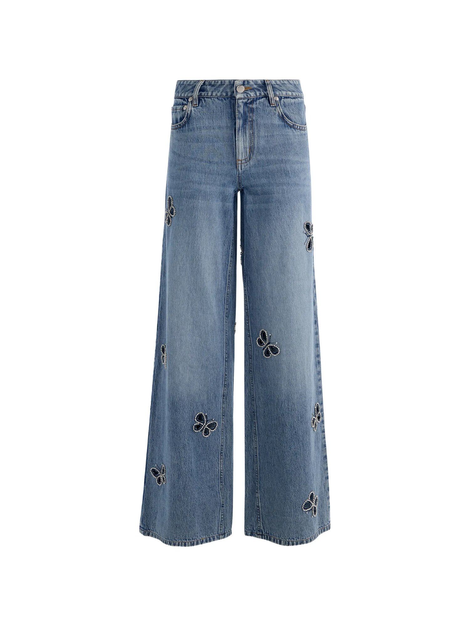 Джинсы Amazing embellished cut-out jeans 