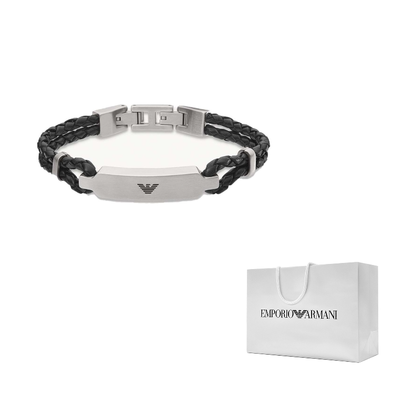 Браслет-манжета EMPORIO ARMANI, кожа