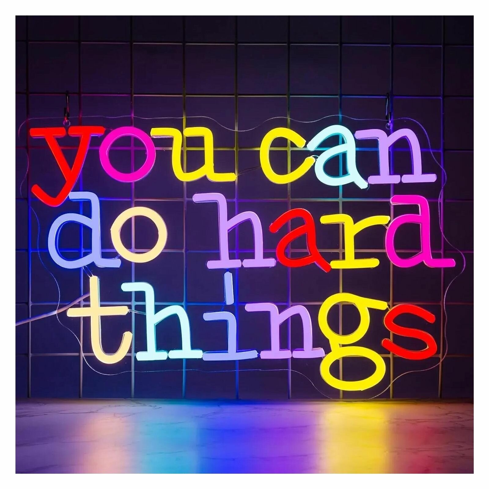 You Can Do Hard Things Неоновая Вывеска 42смx28см