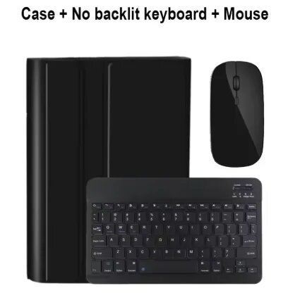 Чехол Seonstai с подсветкой для Samsung Galaxy Tab S6 10,5" Black with Mouse, Испанский