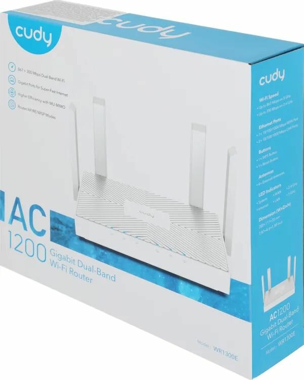 Wi-Fi Роутер Cudy WR1300E