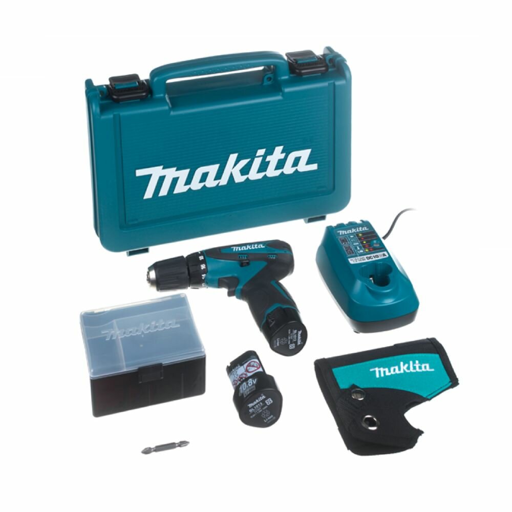 Аккумуляторная дрель-шуруповерт Makita DF330DWE