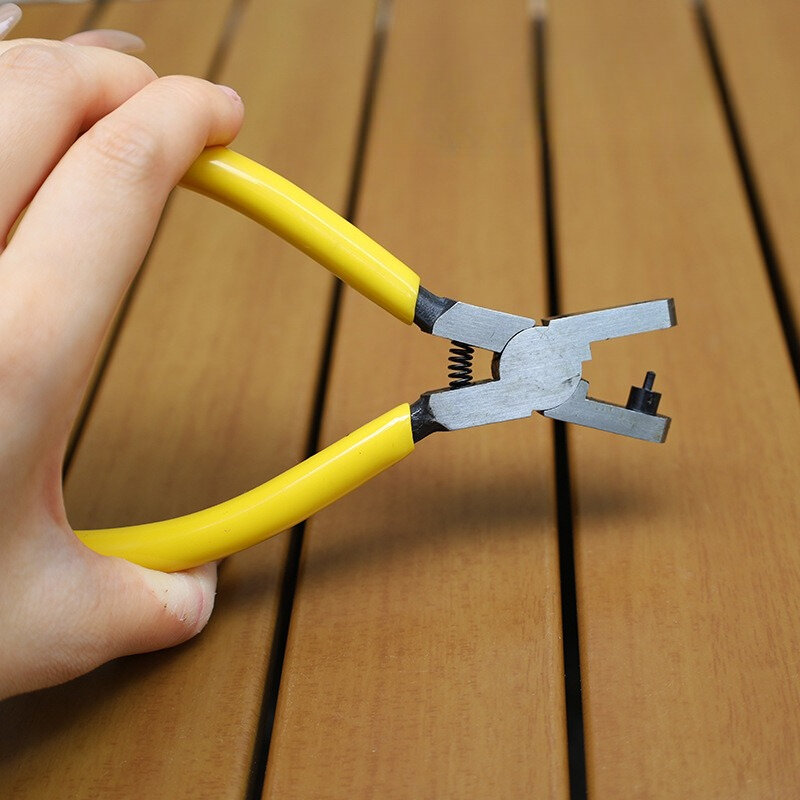 Ручной тяжелый пробойник для кожи DIY, для пробивки ремешков часов и ремней