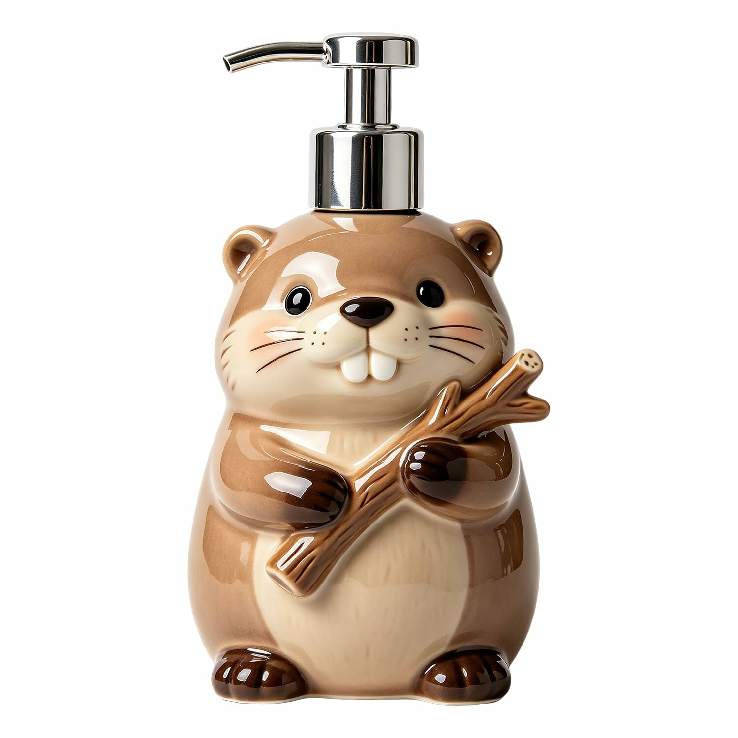 Керамический дозатор мыла Beaver с пластиковым насосом, бутылка для лосьона