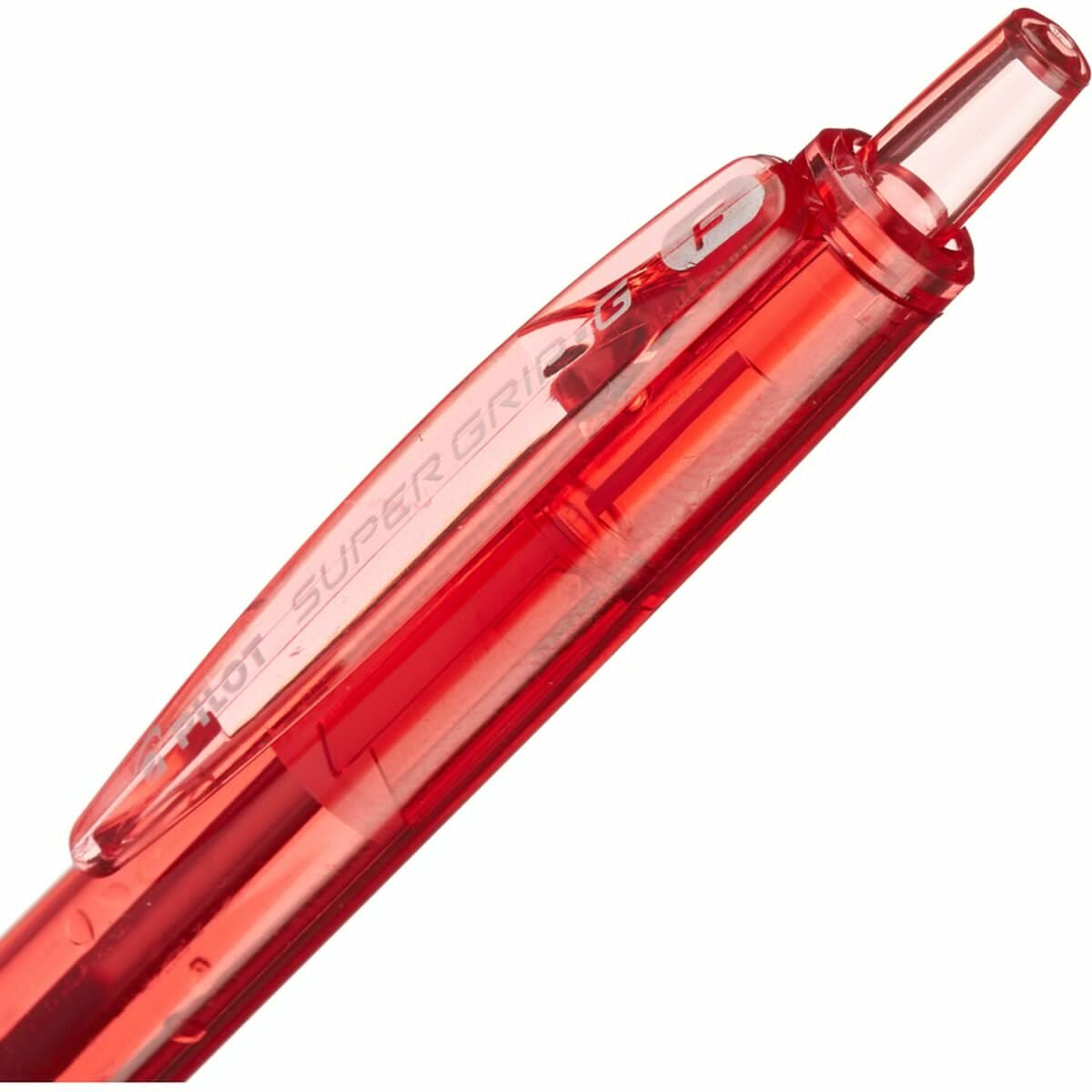 Ручка шариковая автоматическая Pilot Super Grip G (0.22мм, красная, масляная основа) (BPGG-8R-F-R), 144шт.