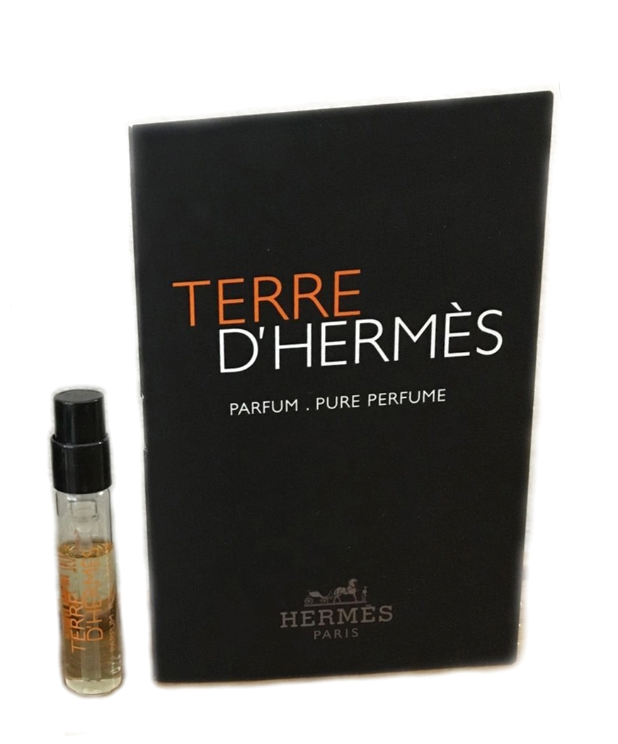 Terre D Hermes Parfum мужской парфюм 2 мл сэмпл - Гермес Терре Д Гермес парфюм чистые духи миниатюра
