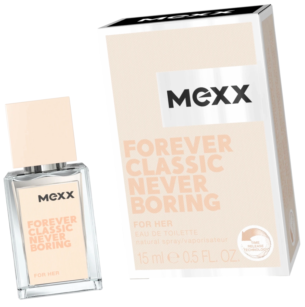 Парфюм для женщин Mexx Forever Classic Never Boring For Her 15 мл / Форевер Классик Невер Боринг