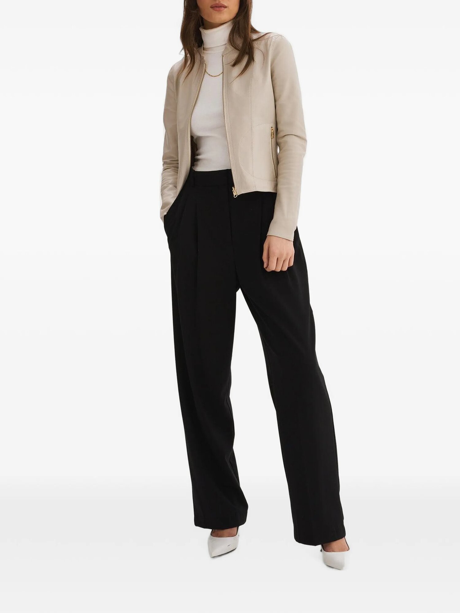 Куртка LAMARQUE Chapin reversible leather jacket, размер 40 — фото 1
