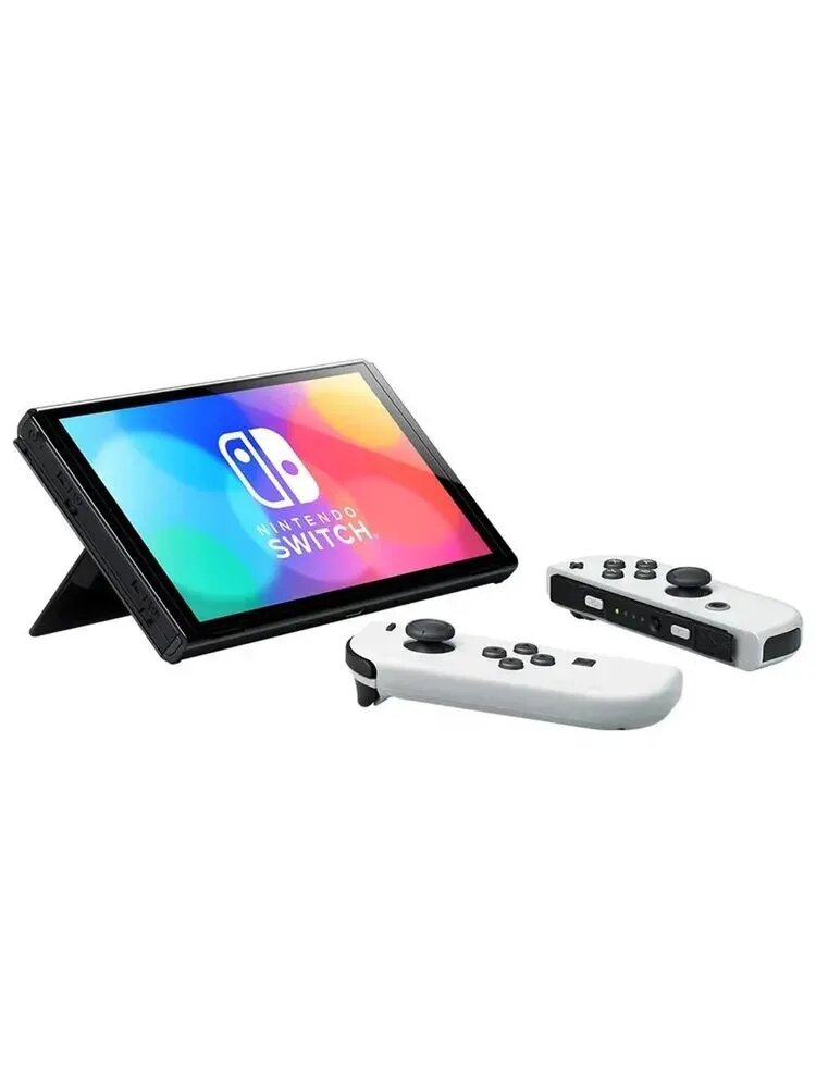 Игровая приставка Nintendo Switch OLED 7-дюймовым экраном 64 ГБ, Белый