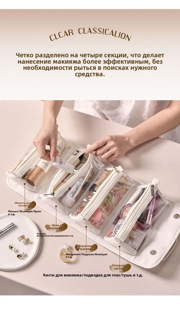 Косметичка ширина: 24 см., высота: 12 см., , черный — фото 1