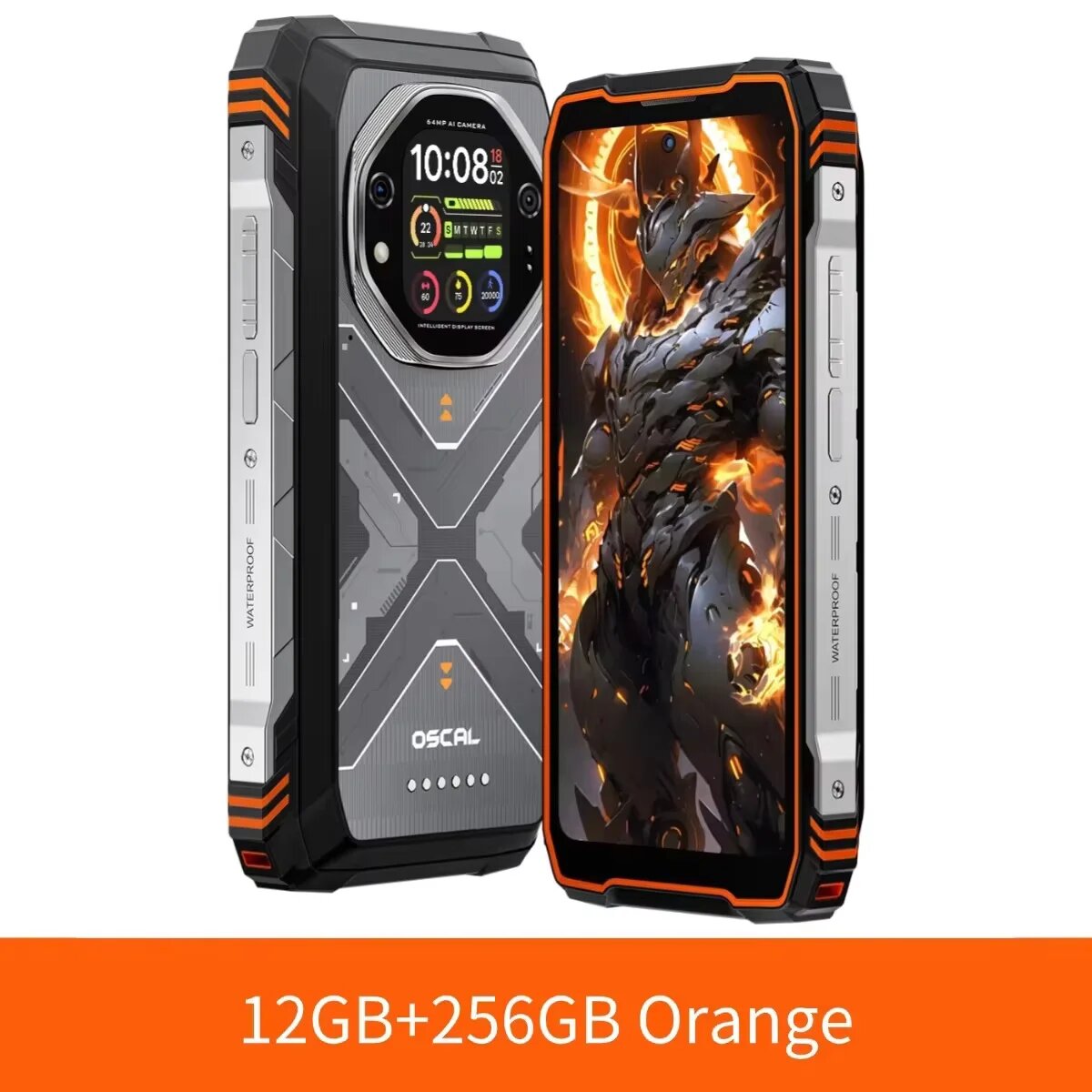 OSCAL TANK 1 5G — защищенный смартфон, 20000 мАч, 12 ГБ 256 ГБ памяти, 6,78-дюймовый FHD-экран.