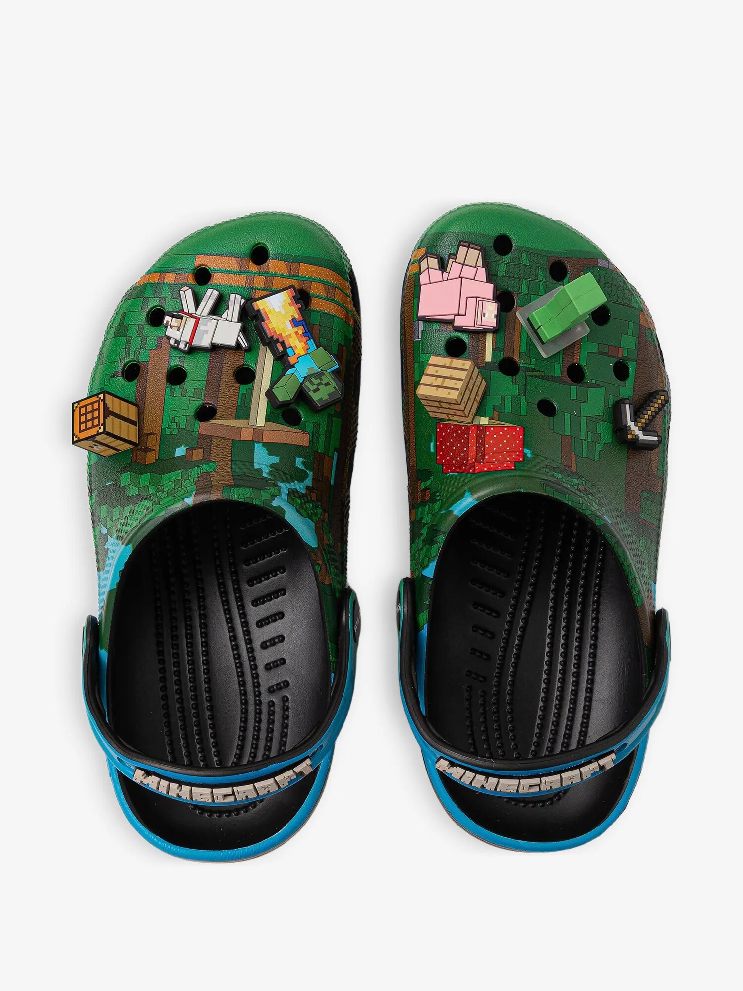 Шлёпанцы Crocs Minecraft, размер 8 — фото 1