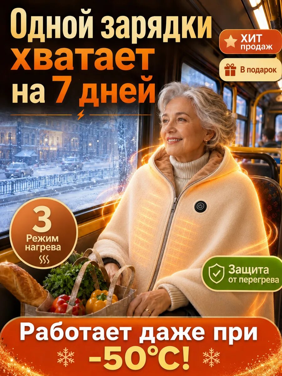 Электроодеяло с подогревом теплый плед