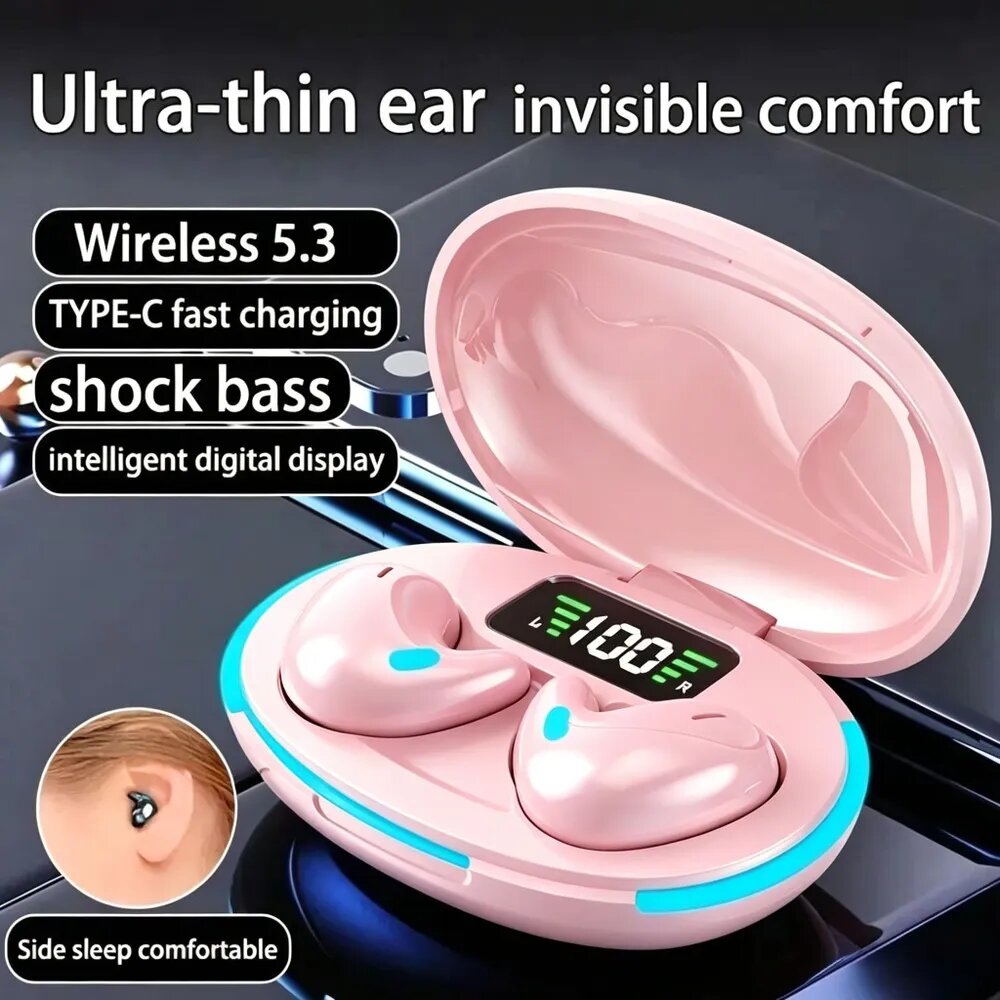 Наушники беспроводные 1More Aero, Bluetooth, USB, бирюзовый