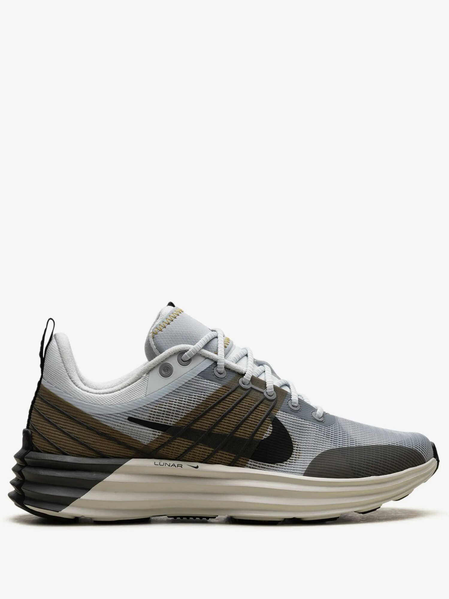 Кроссовки Lunar Roam Pure Platinum/Black-Wolf/Grey-Desert/Moss-Light/Bone-Black