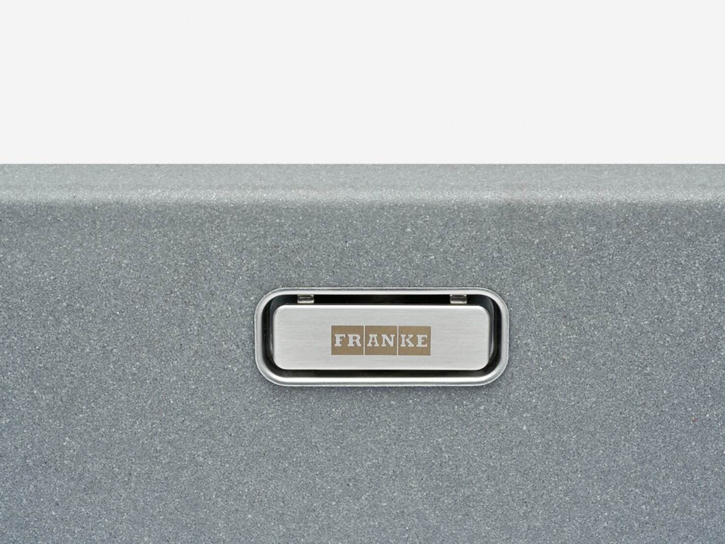 Franke SID 110-50 кухонная мойка, 52,5х44 см, размер шкафа 60 см, цвет серый, монтаж под столешницу, в комплекте стоп-вентиль, скрытый перелив, крепления для монтажа — фото 1