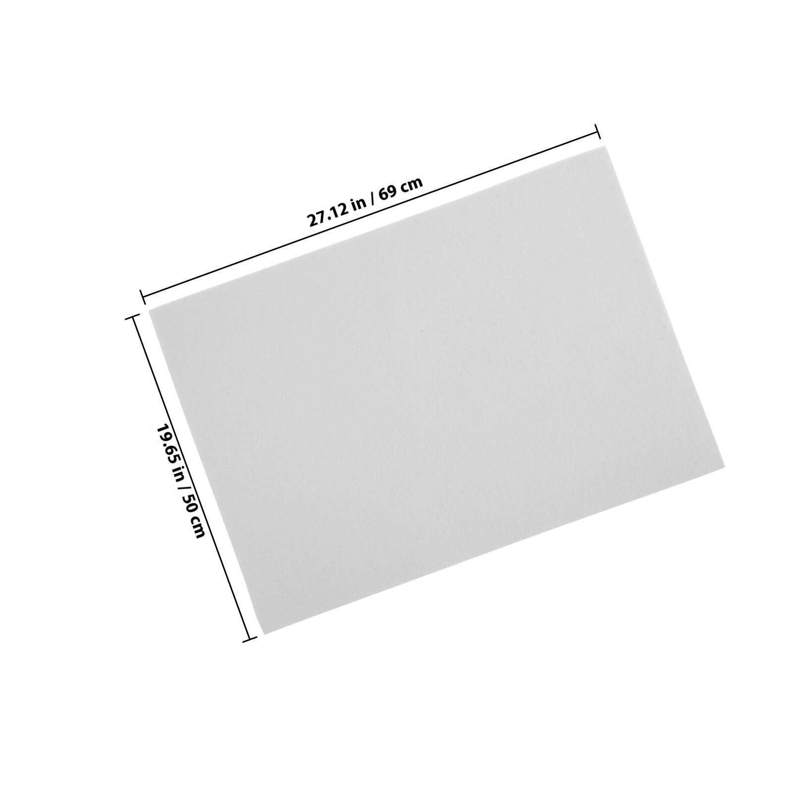 Коврик Для Каллиграфии Прямоугольный Коврик Белый 69.00X50.00X0.50Cm