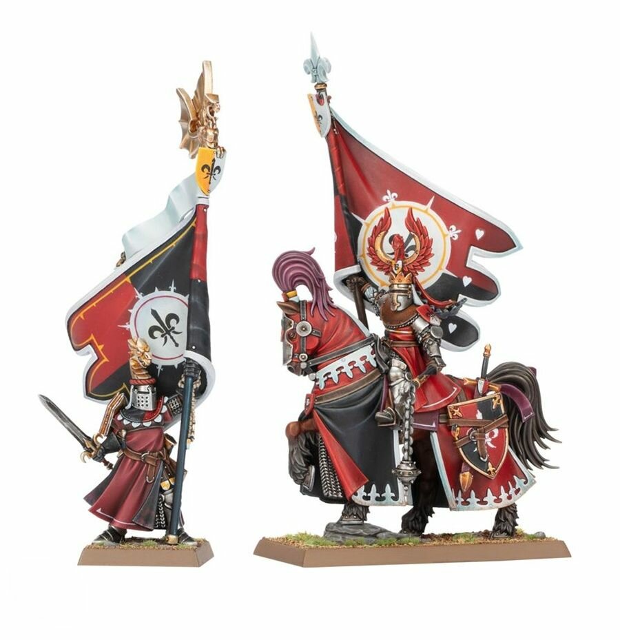 Warhammer The Old World Миниатюра Battle Standard Bearer Mounted and on Foot