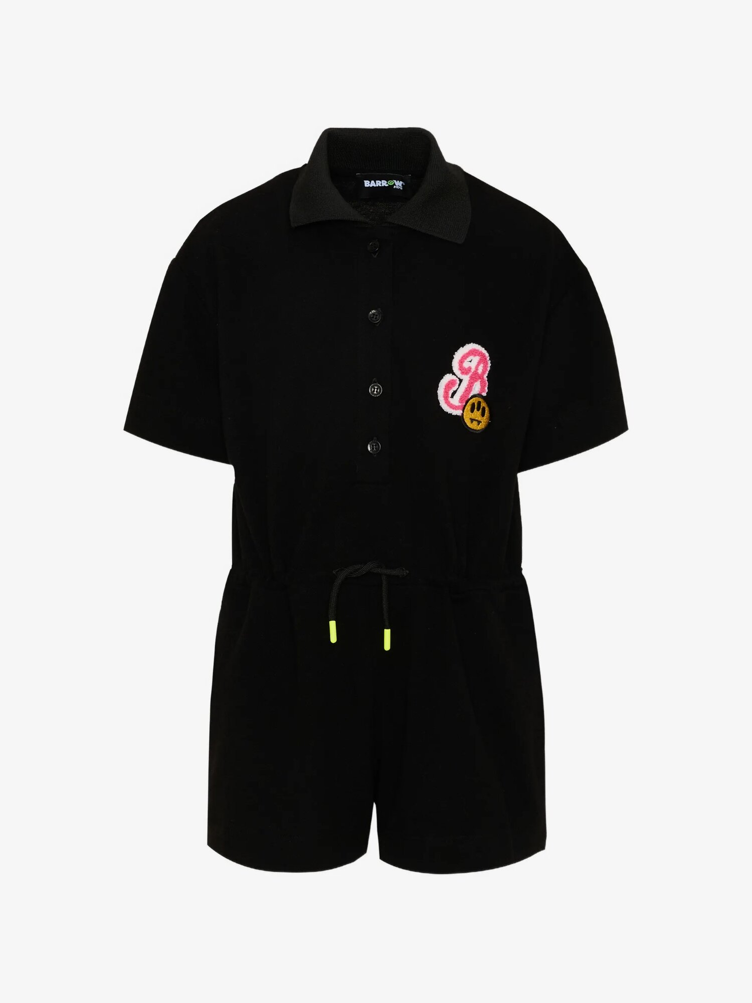 Комбинезон BARROW Polo collar patch playsuit
