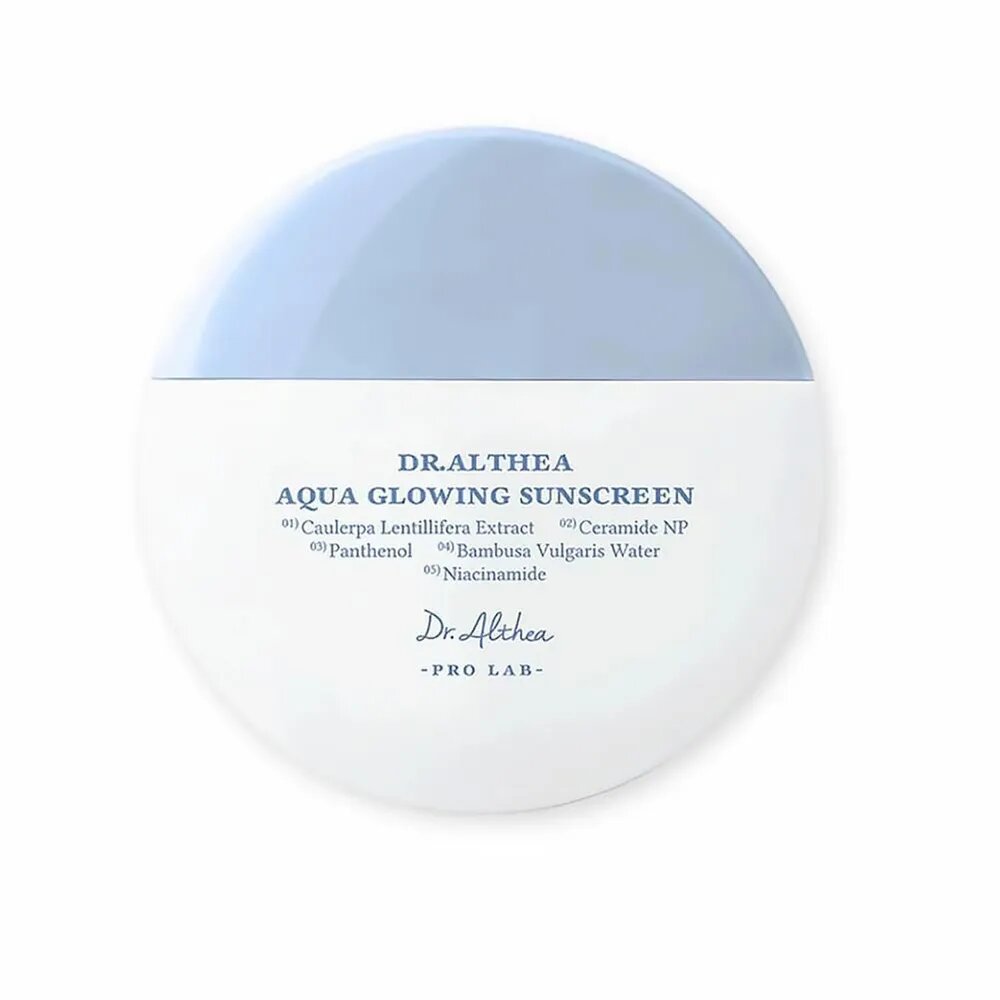 Солнцезащитный крем Dr. Althea AQUA GLOWING SUNSCREEN SPF 50+PA++++