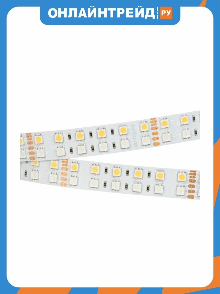 Светодиодная лента Arlight RT-B144-19mm 24V RGBW-Day 32 W/m, IP20, 5m (Упаковка 5 метров)