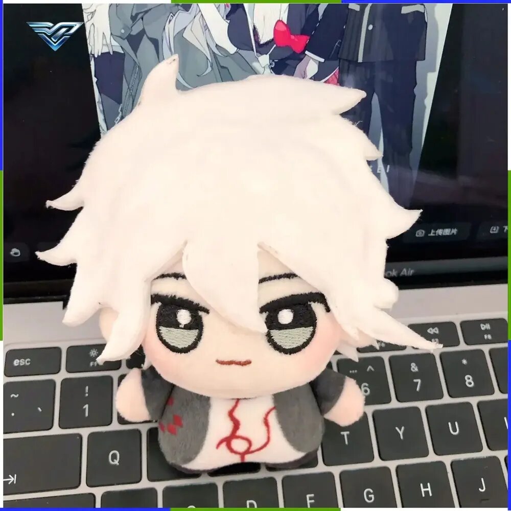 10cm милые мягкие игрушки аниме Danganronpa Nagito Komaeda ; Данганронпа Школа надежды и безнадёжные школьники Нагито Комаэда мягкая игрушка маленькая