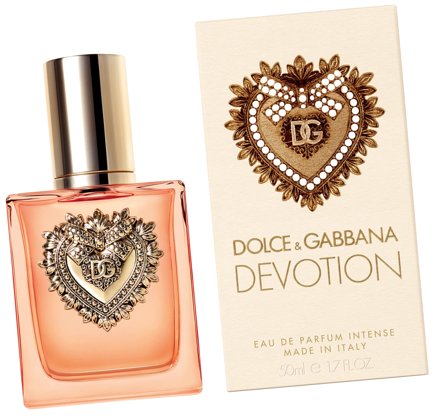Женская парфюмерная вода Дольче Габбана Девоушн Интенс 50 мл - Devotion Intense