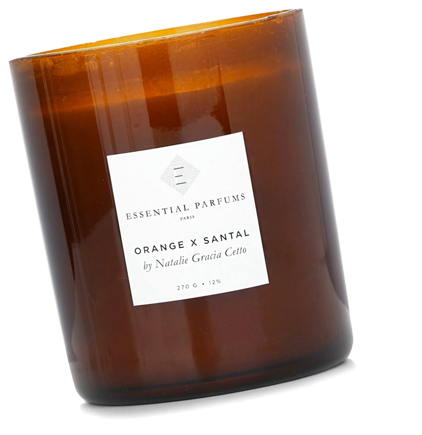 Essential Parfums Orange X Santal свеча для помещений 270 гр / Эссеншиал Парфюмс Оранж Икс Сантал