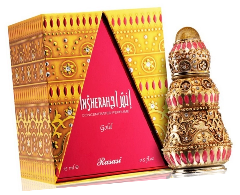 Расаси Иншера Золото / Rasasi Insherah Gold - масляные духи женские 15 мл