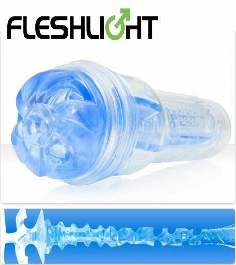 FLESHLIGHT Турбо мастурбатор TURBO THRUST, голубой лед