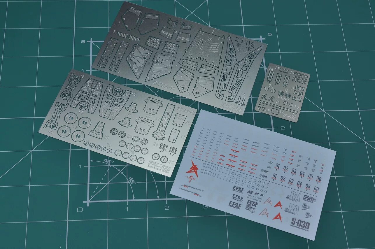 MADWORKS S39 1:144 Масштаб Ню Гандам Детальные Штампованные Листы Водные Наклейки Для Модельного Комплекта