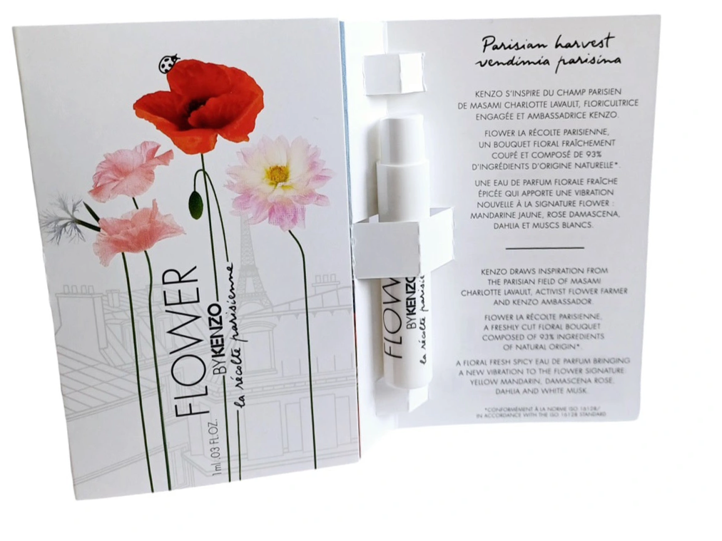 Кензо Флауэр Ла Реколте Паризьен парфюмерная вода 1 мл пробник - Kenzo Flower La Recolte Parisienne