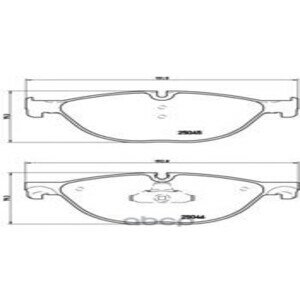 Тормозная колодка дисковая Brembo арт. p06076